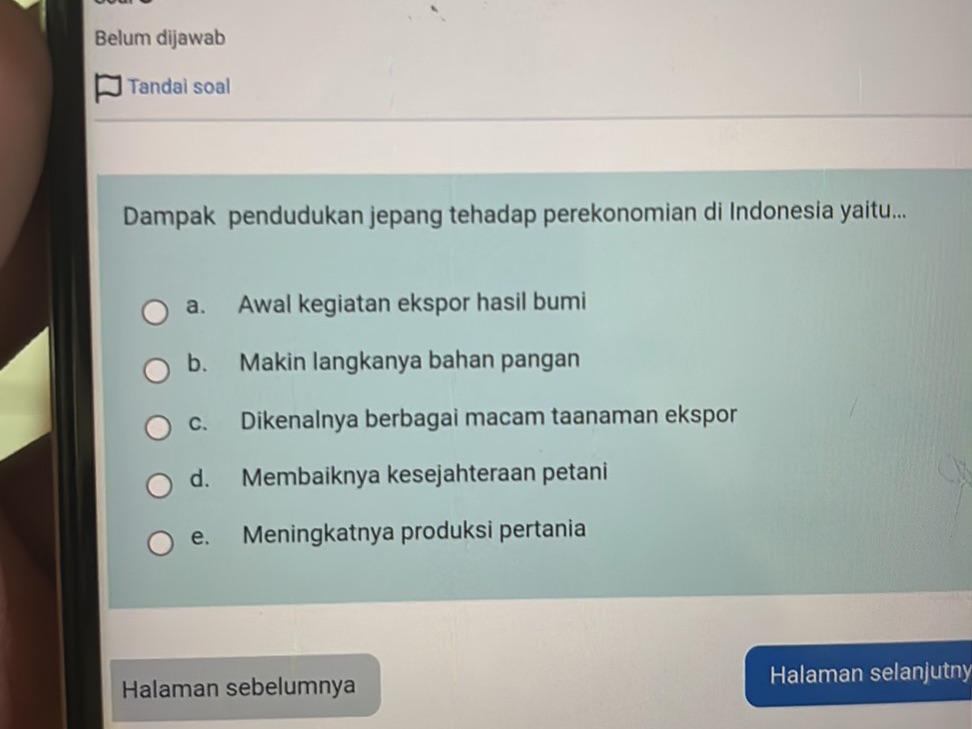 Dampak pendudukan jepang tehadap | StudyX