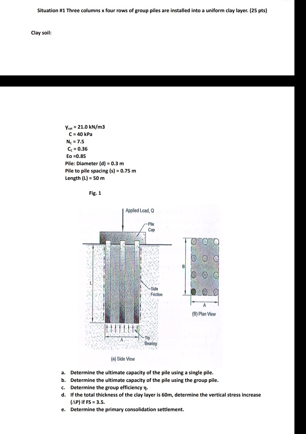Situation #1 Three columns x four rows of | StudyX