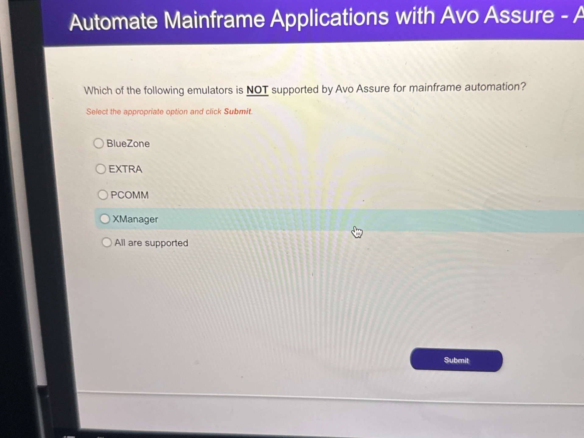 Which of the following emulators is NOT | StudyX