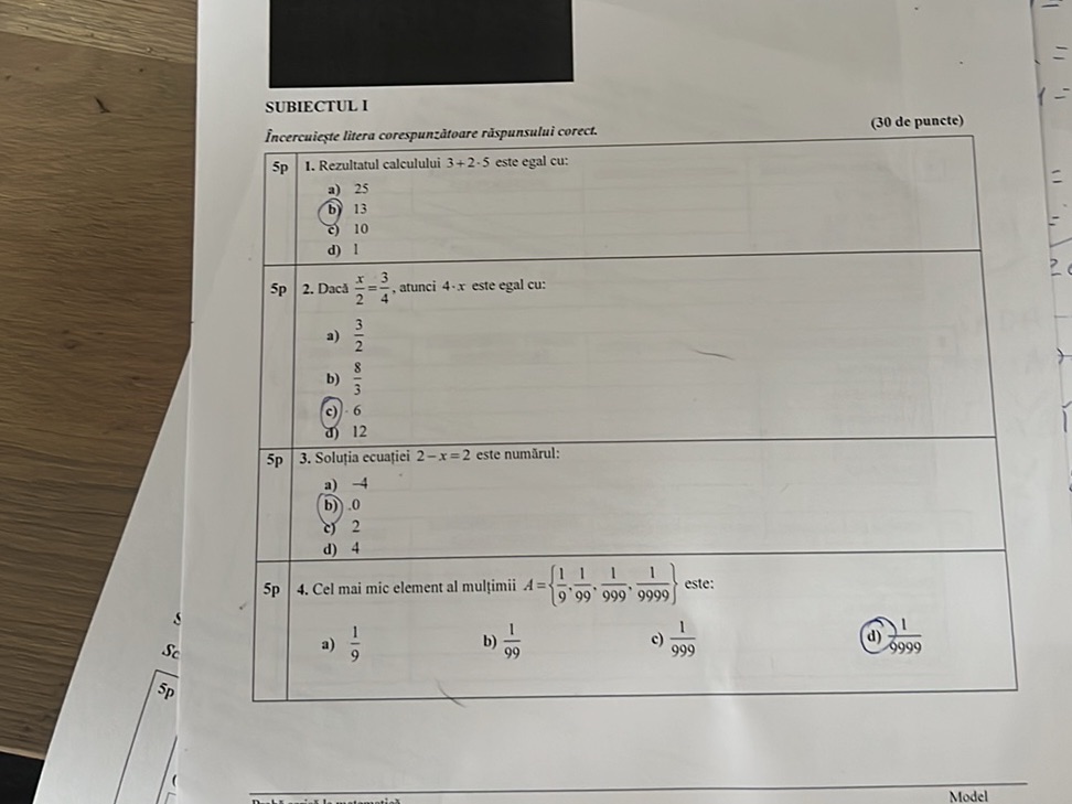 1. Rezultatul calculului $3 + 2 imes 5$ | StudyX