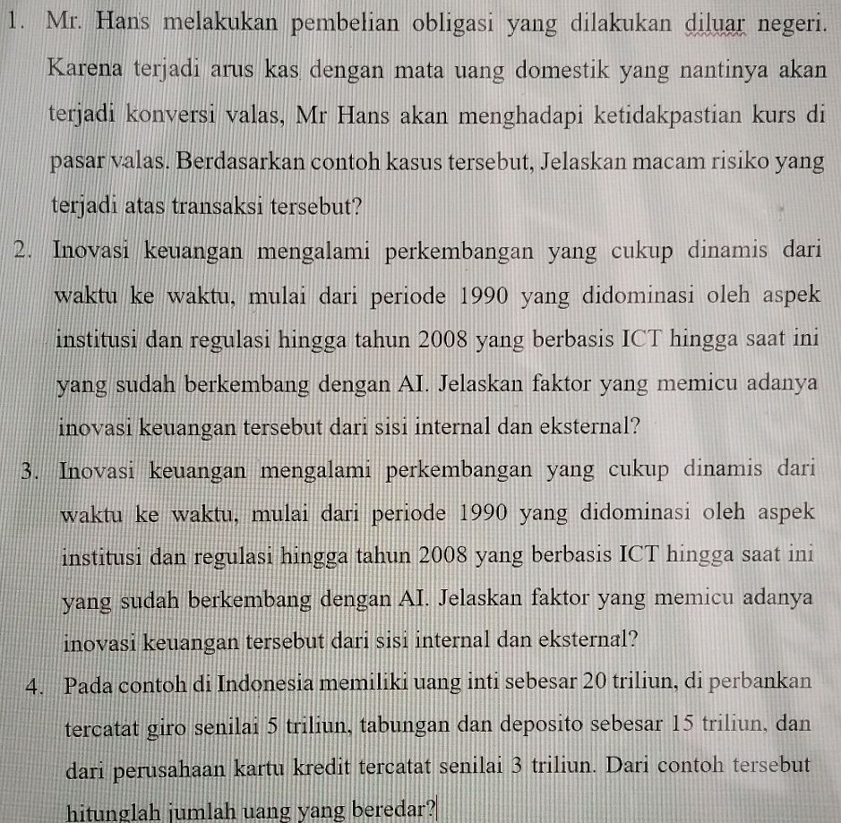 1. Mr. Hans melakukan pembelian obligasi | StudyX