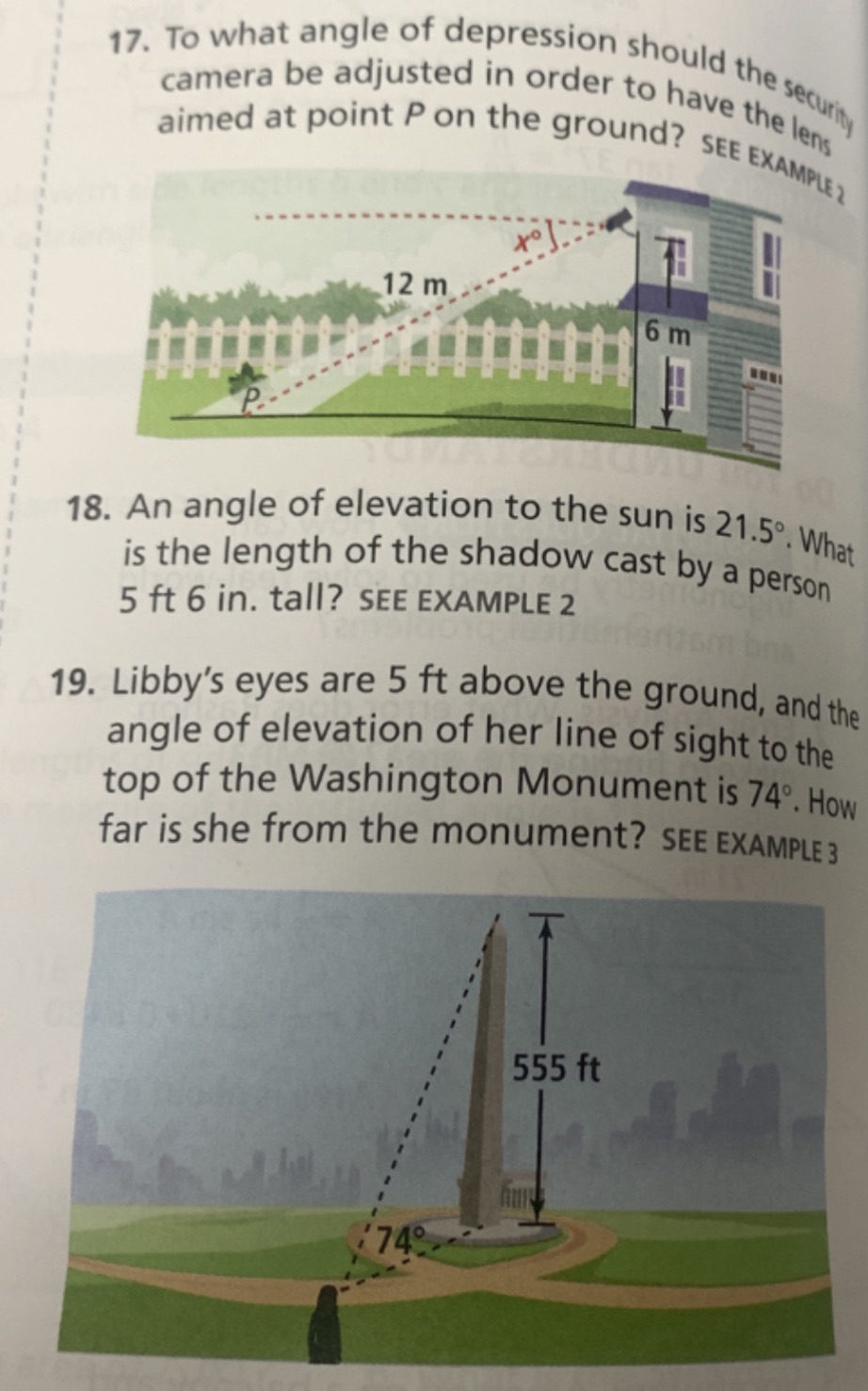 17. To what angle of depression should the | StudyX