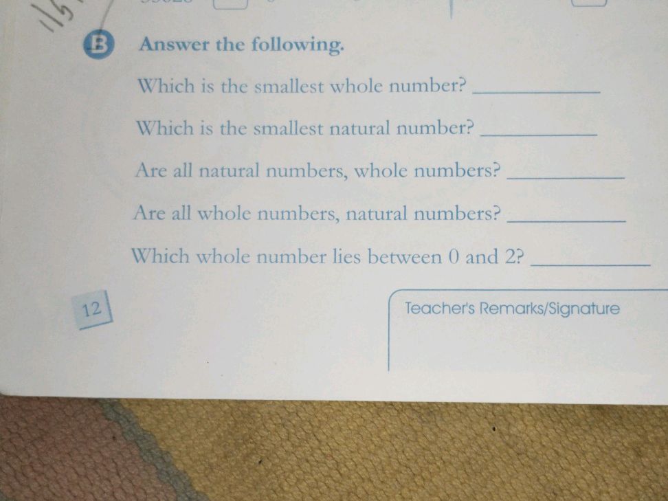 Answer the following. Which is the smallest | StudyX