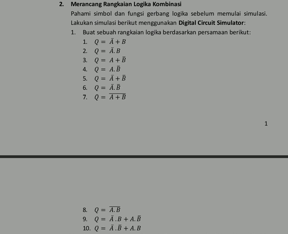 2. Merancang Rangkaian Logika Kombinasi | StudyX