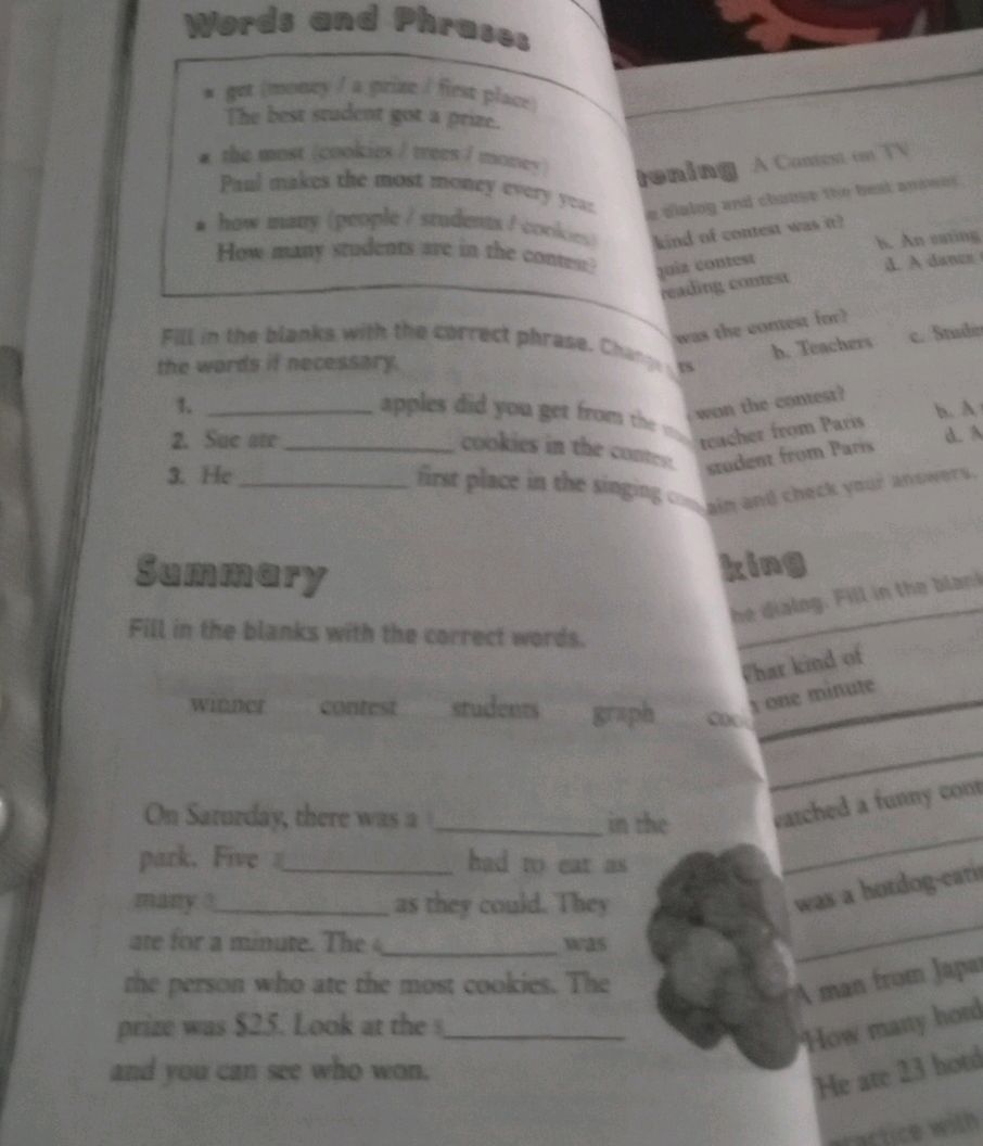 Fill in the blanks with the correct phrase. | StudyX