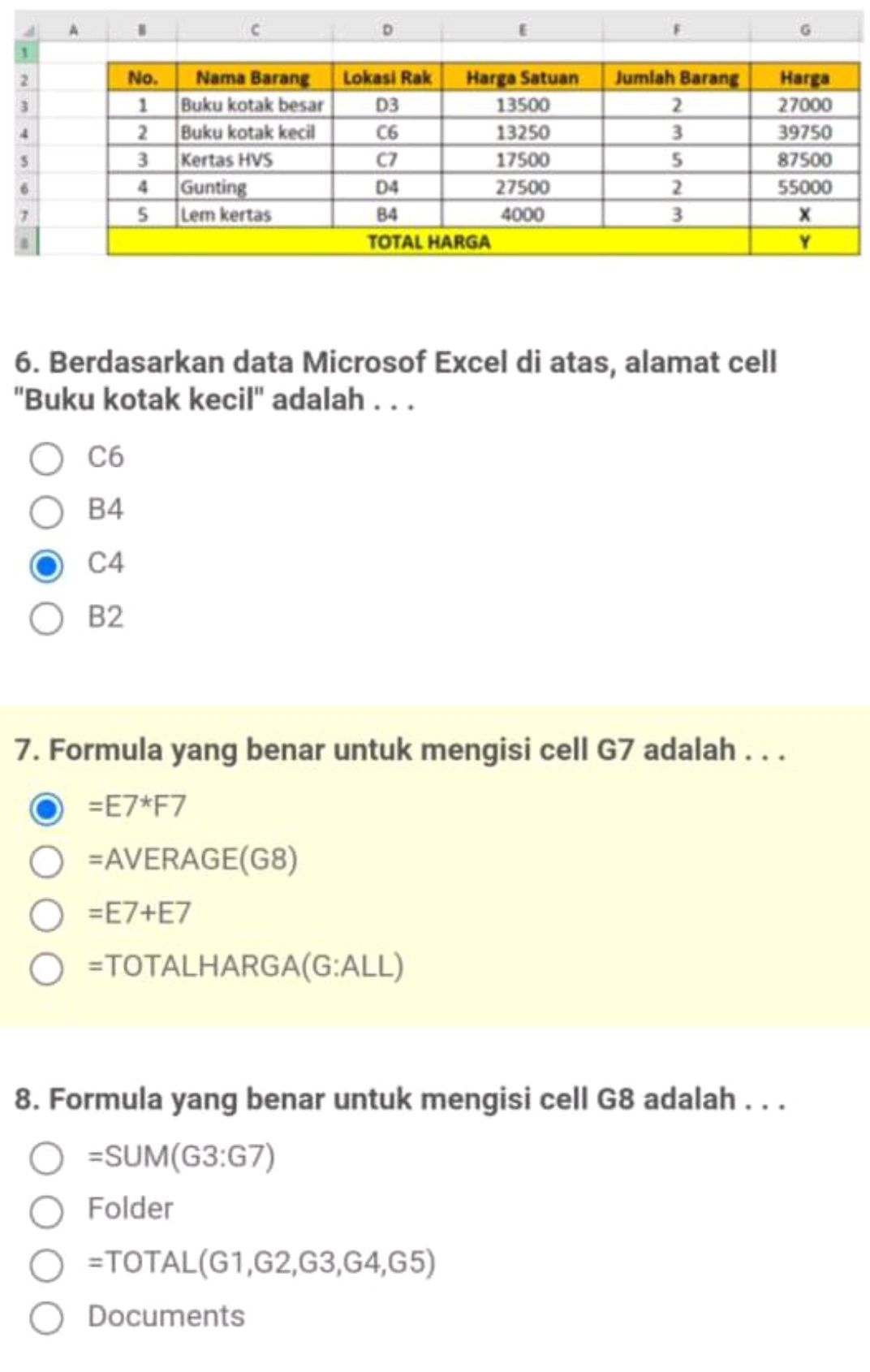 ```markdown | No. | Nama Barang | | StudyX