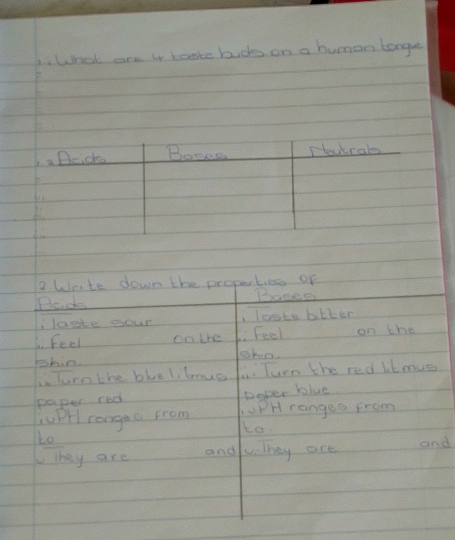 1. What are 4 taste buds on a human tongue | StudyX