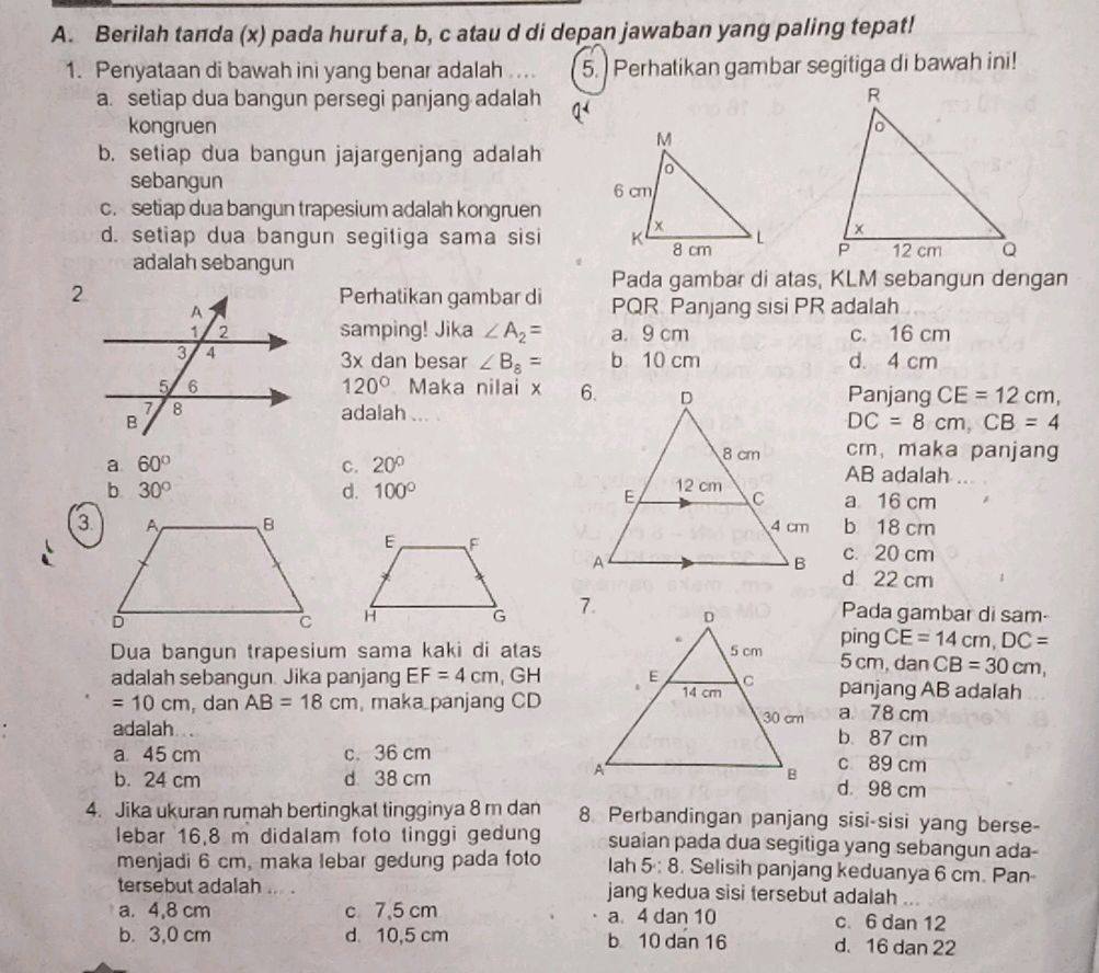1. Penyataan di bawah ini yang benar adalah | StudyX