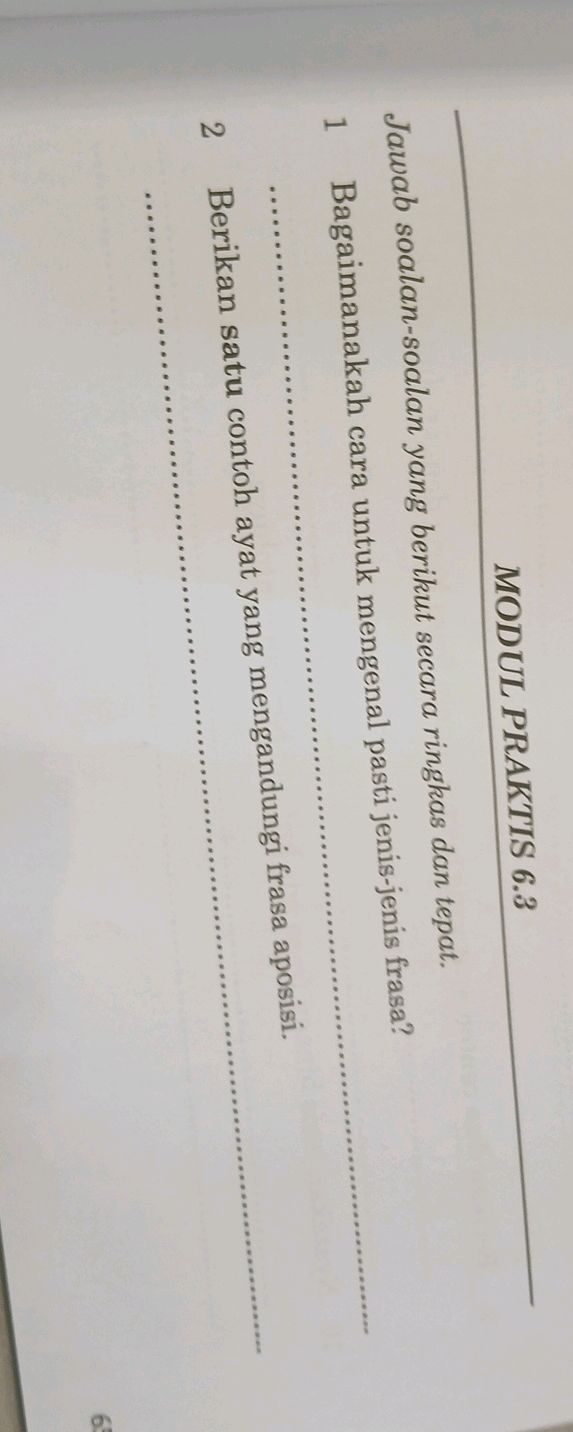 1. Bagaimanakah cara untuk mengenal pasti | StudyX