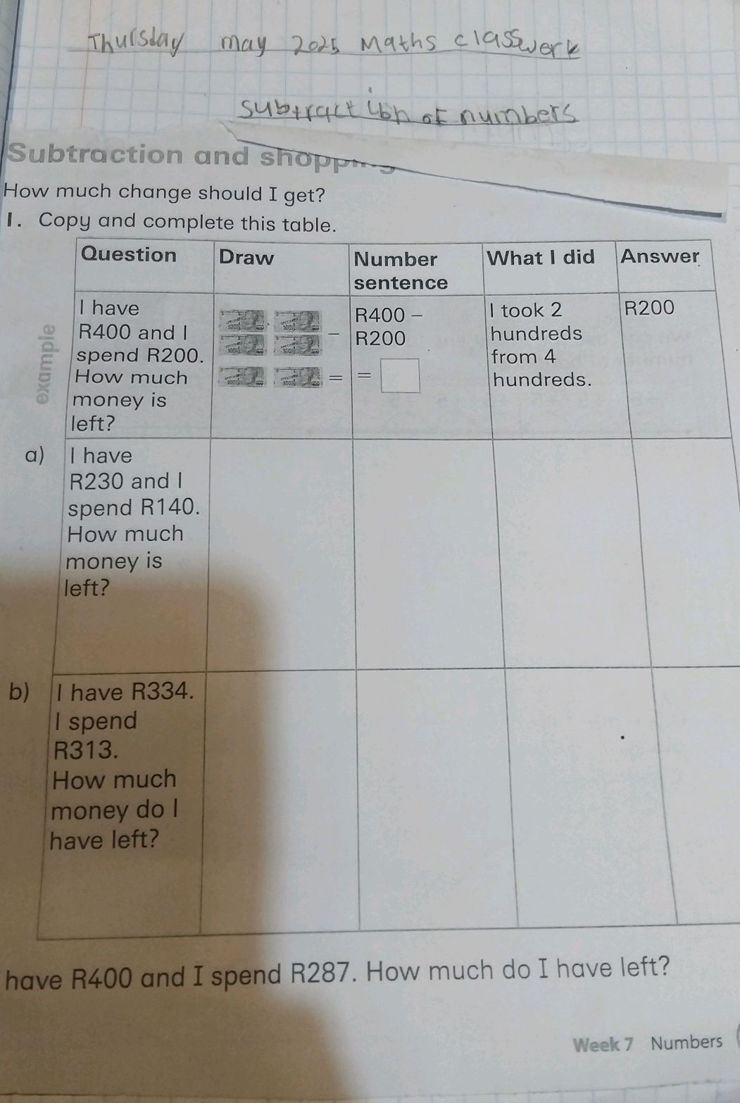How much change should I get? 1. Copy and | StudyX