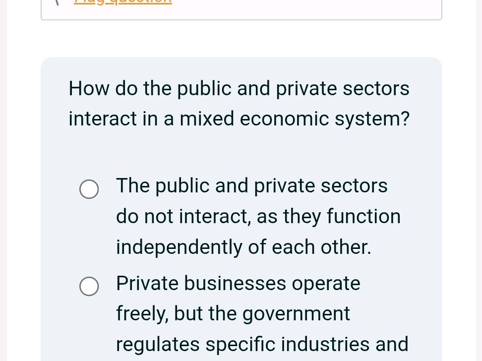 How do the public and private sectors | StudyX