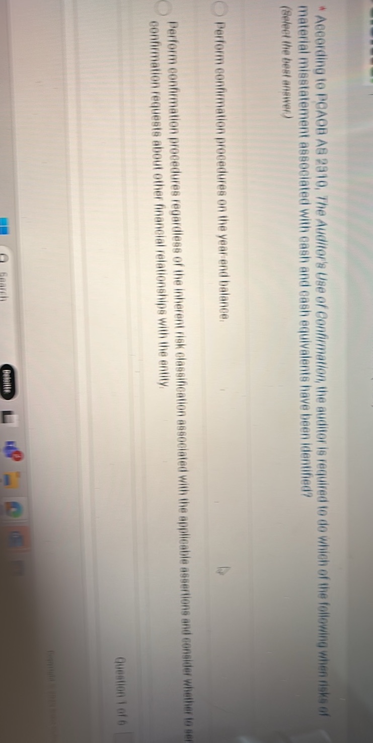 * According to PCAOB AS 2310, The Auditor's | StudyX