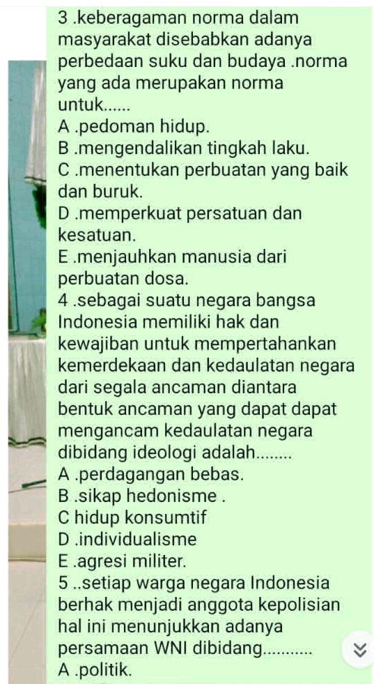 3. Keberagaman norma dalam masyarakat | StudyX