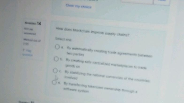 How does Blockchain improve supply chains? | StudyX