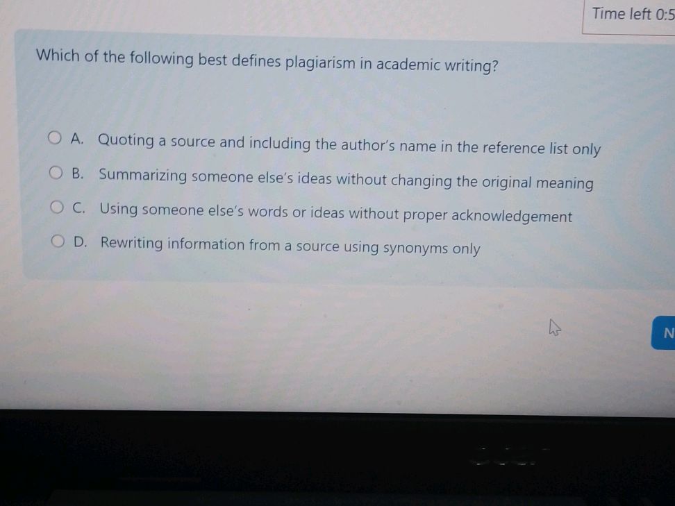 Which of the following best defines | StudyX