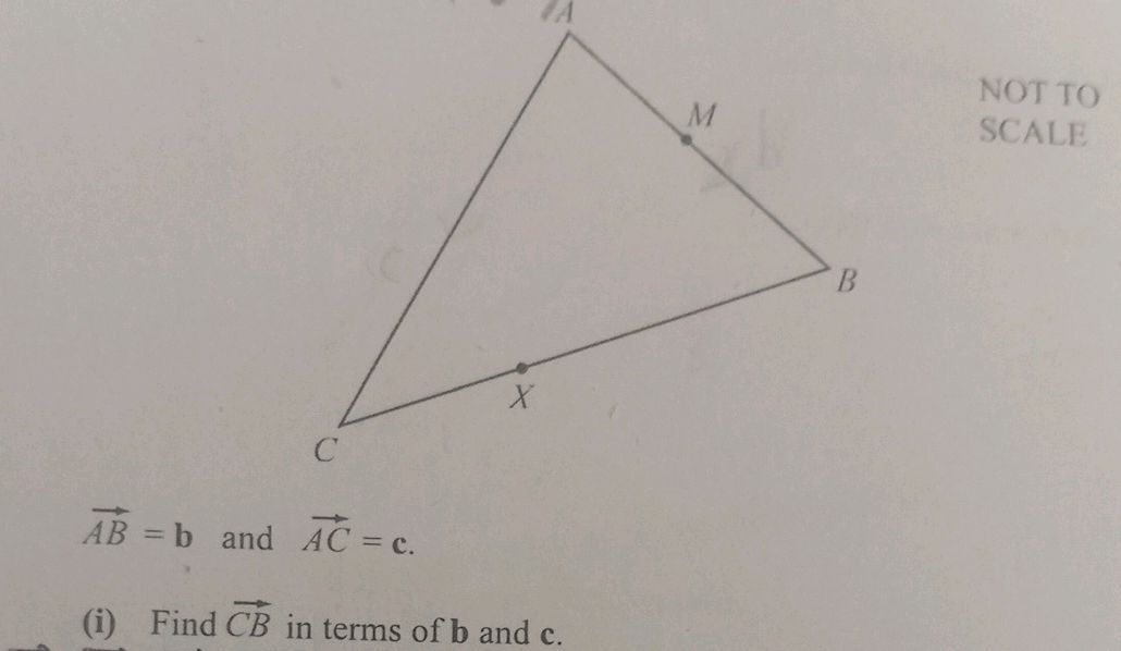 Given a triangle with points A, B, and C, | StudyX