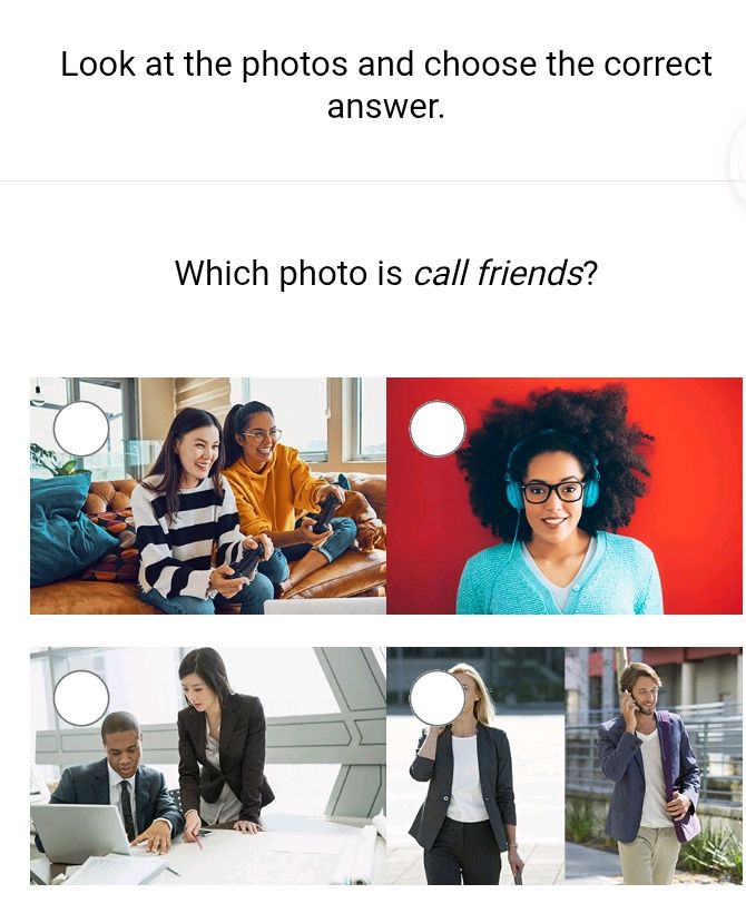 Look at the photos and choose the correct | StudyX