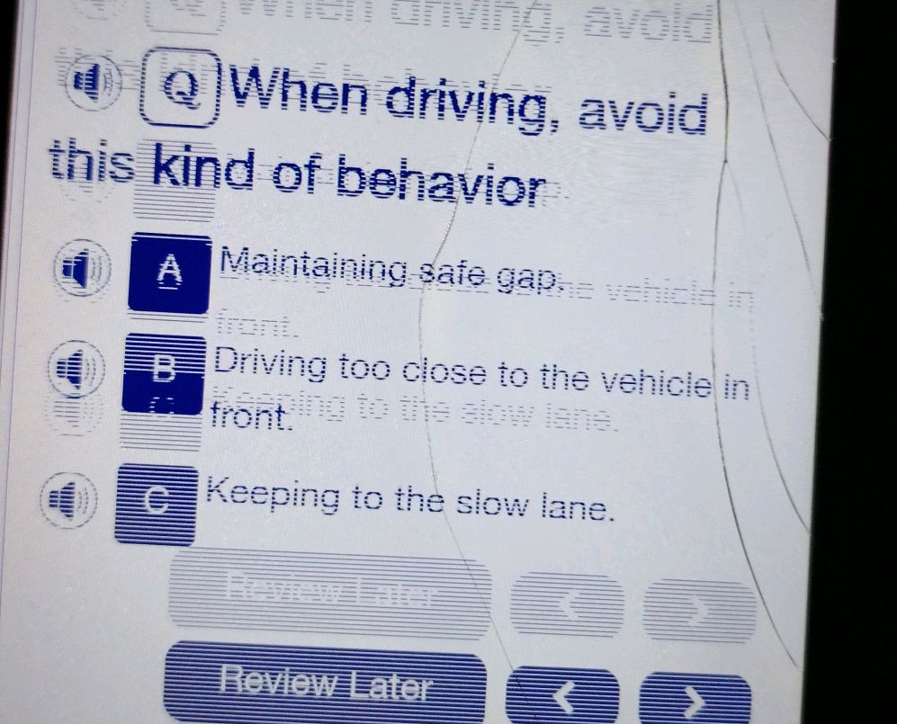 When driving, avoid this kind of behavior | StudyX