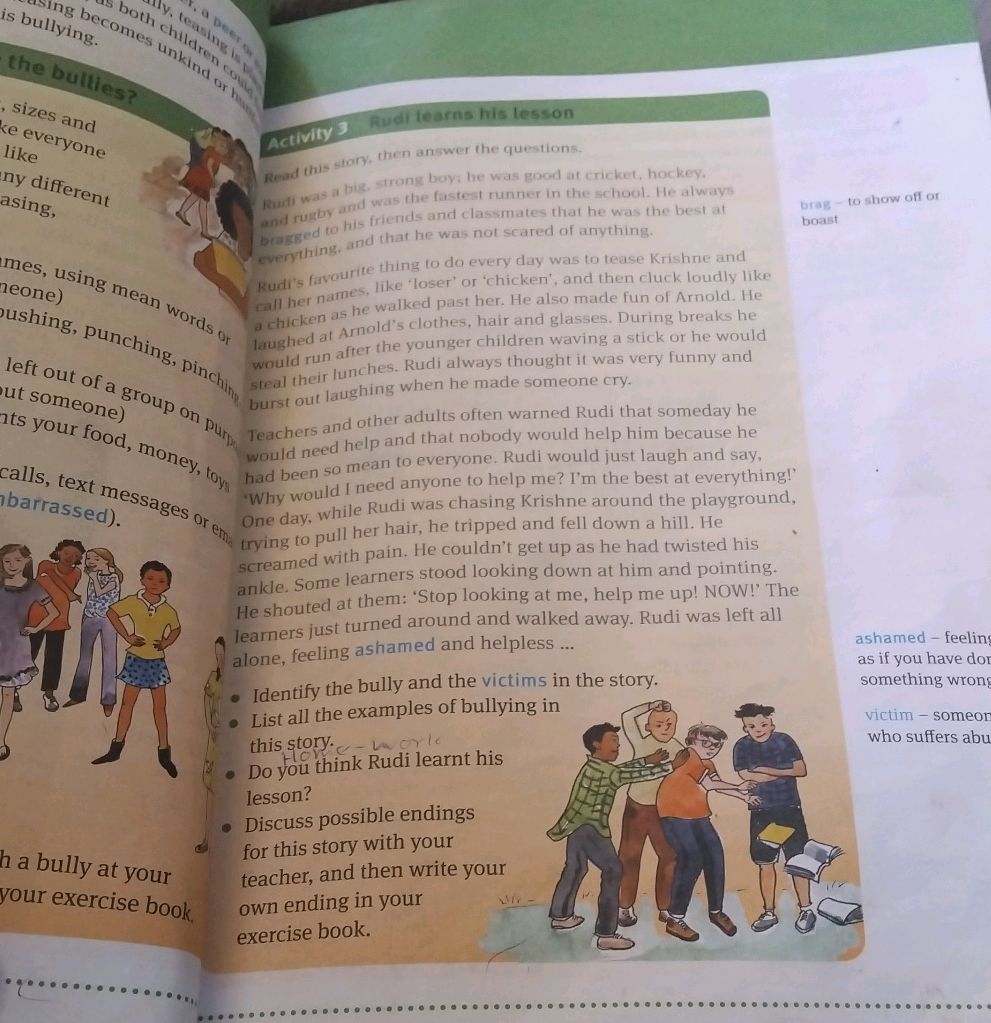 Read this story, then answer the questions. | StudyX
