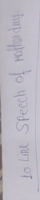 Line Speech of Nathon Day | StudyX