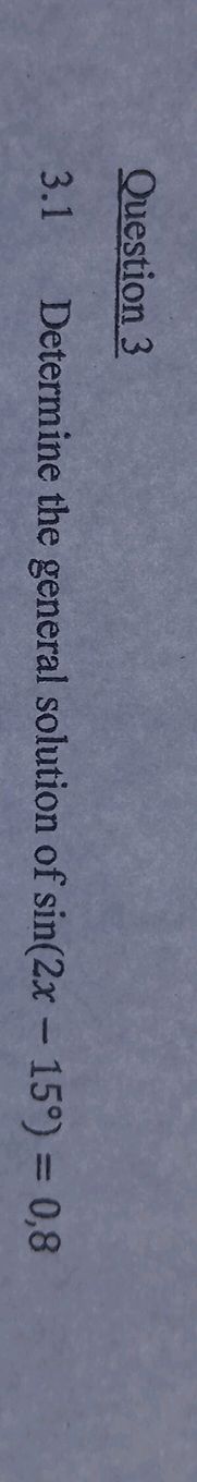 3. 1 Determine the general solution of $ | StudyX