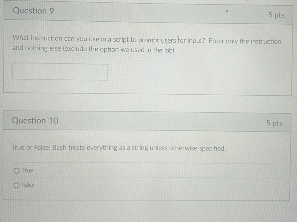 Question 9 What instruction can you use in | StudyX