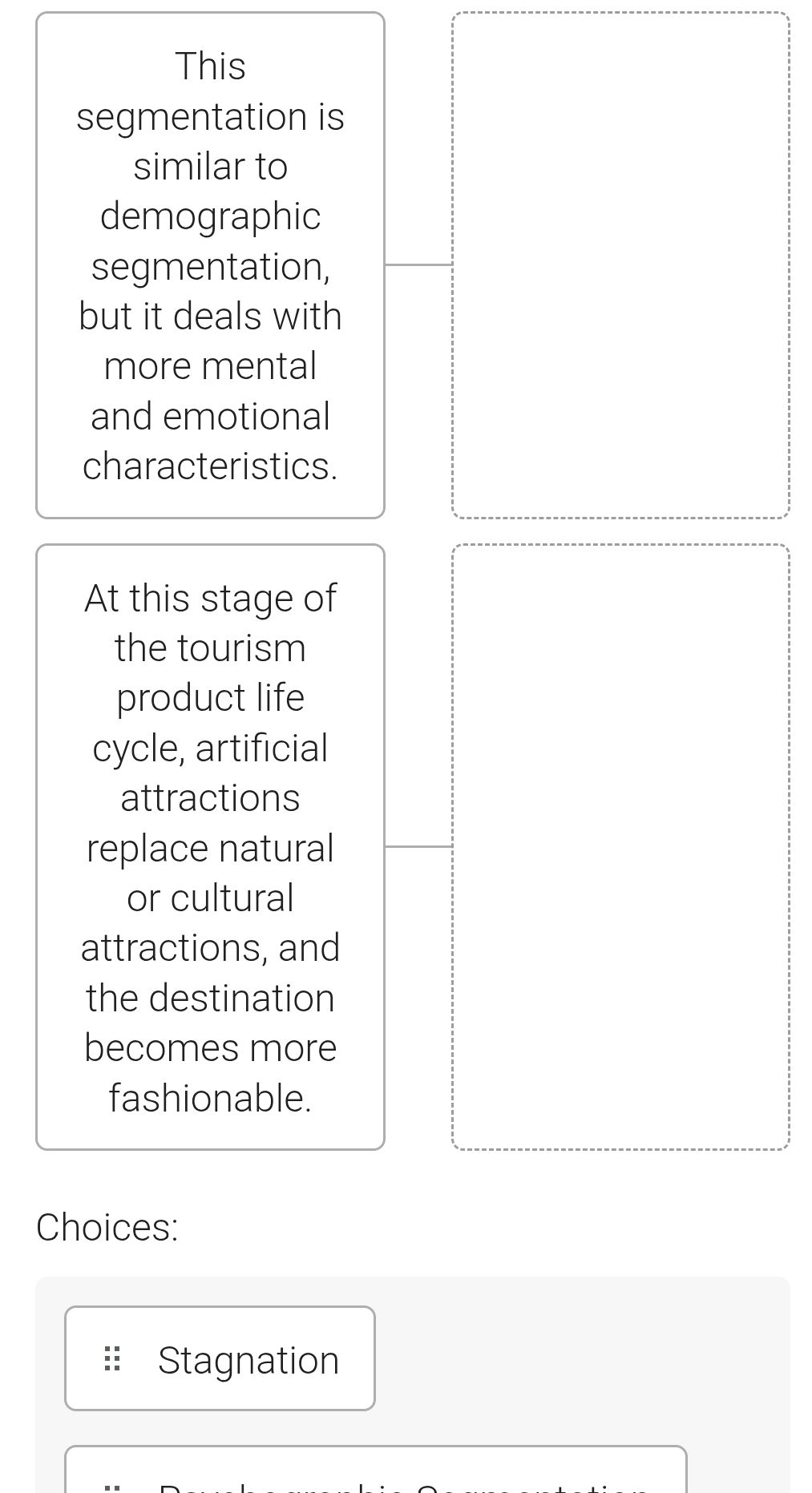 This segmentation is similar to demographic | StudyX