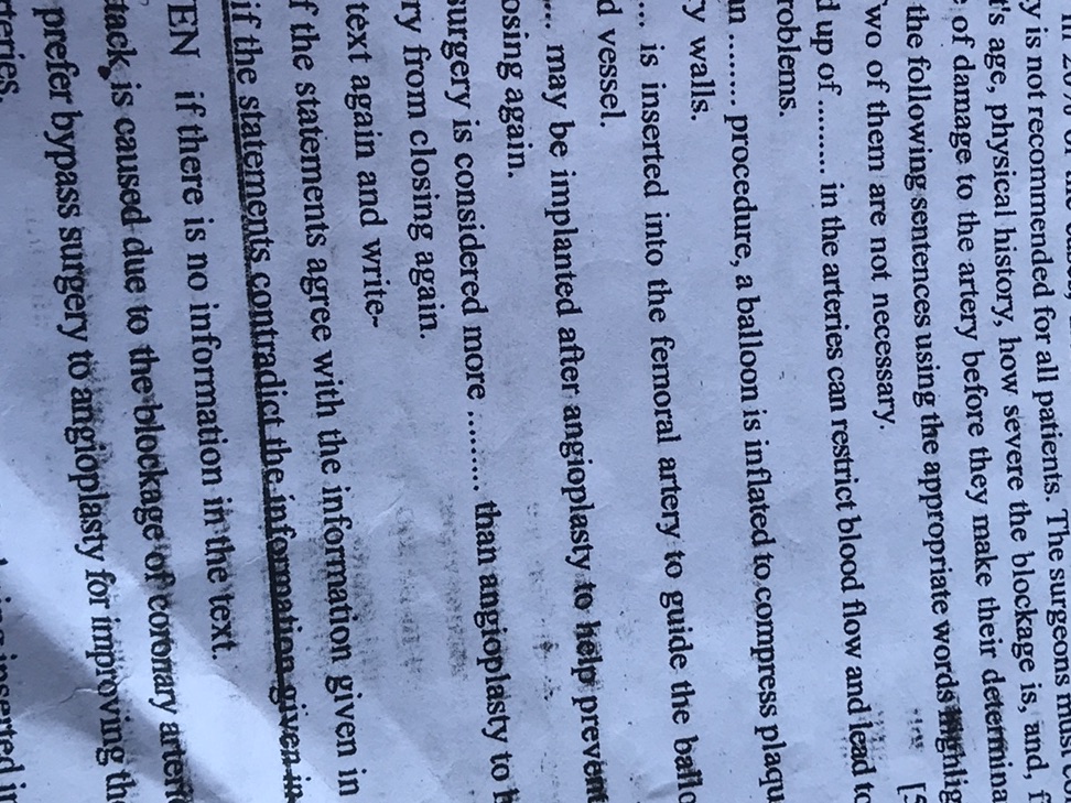 Complete the following sentences using the | StudyX