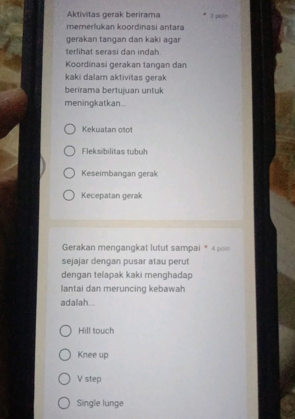 Aktivitas gerak berirama memerlukan | StudyX