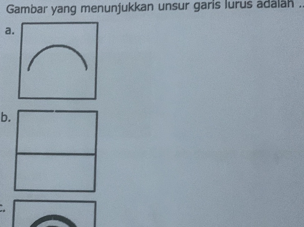 Gambar yang menunjukkan unsur garis lurus | StudyX
