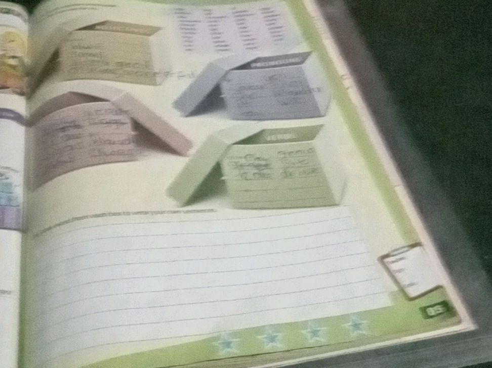 Use words from each box to write your own | StudyX