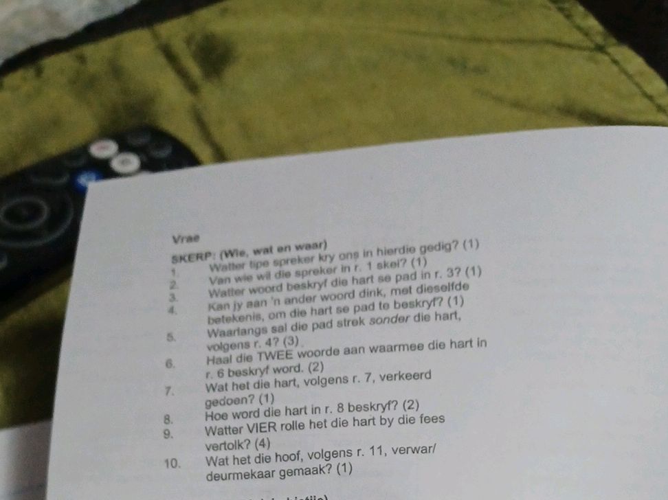 SKERP: (Wie, wat en waar) 1. Watter tipe | StudyX