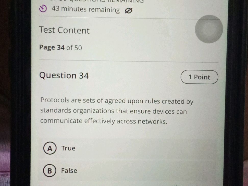 Protocols are sets of agreed upon rules | StudyX