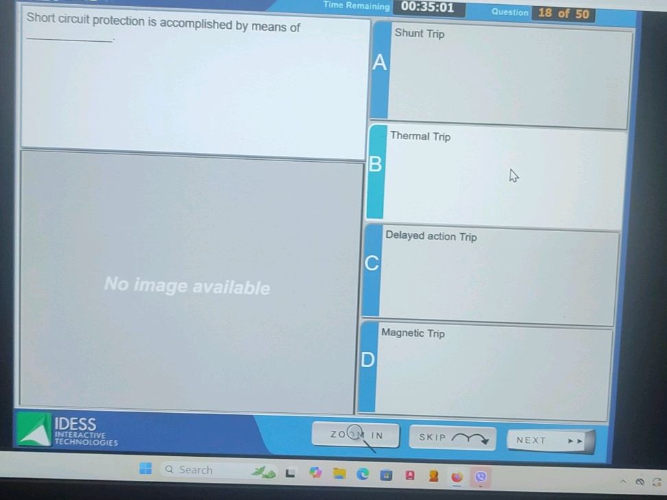 Short circuit protection is accomplished by | StudyX