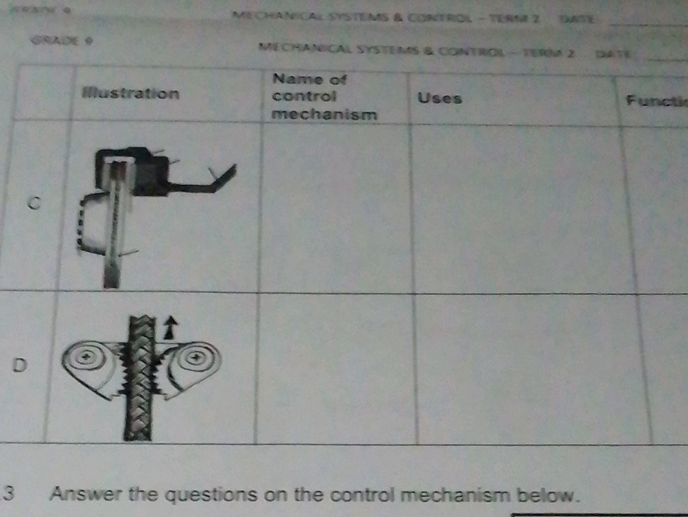 Answer the questions on the control | StudyX