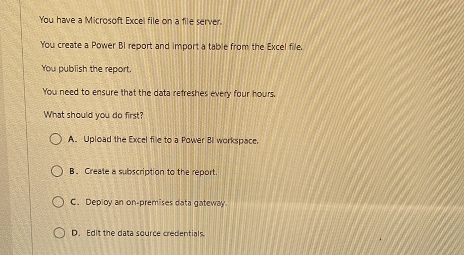 You have a Microsoft Excel file on a file | StudyX