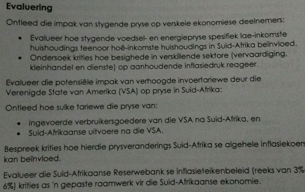 Ontleed die impak van stygende pryse op