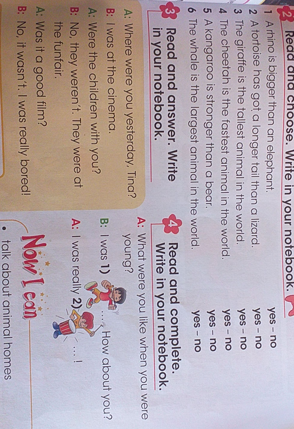 2 Read and choose. Write in your notebook. 1 | StudyX