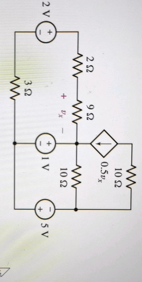 The image shows an electrical circuit | StudyX
