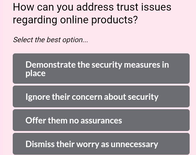 How can you address trust issues regarding | StudyX