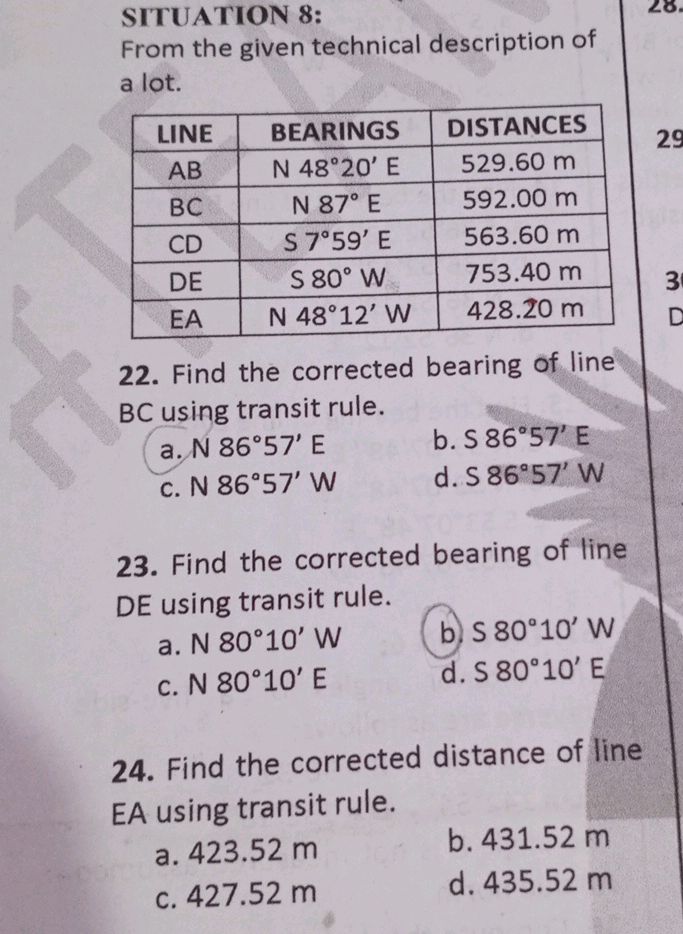 SITUATION 8: From the given technical | StudyX