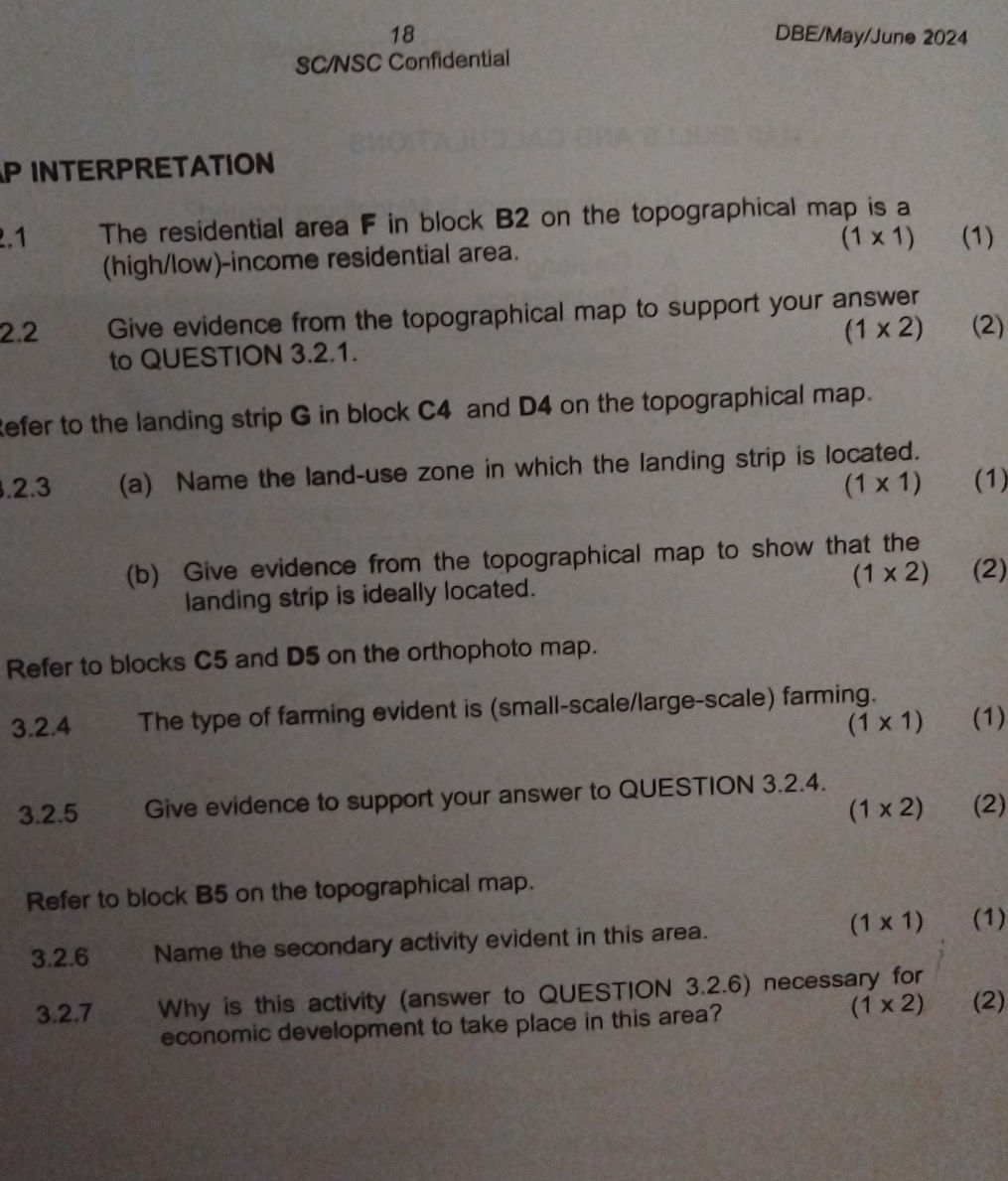 2.1 The residential area F in block B2 on | StudyX