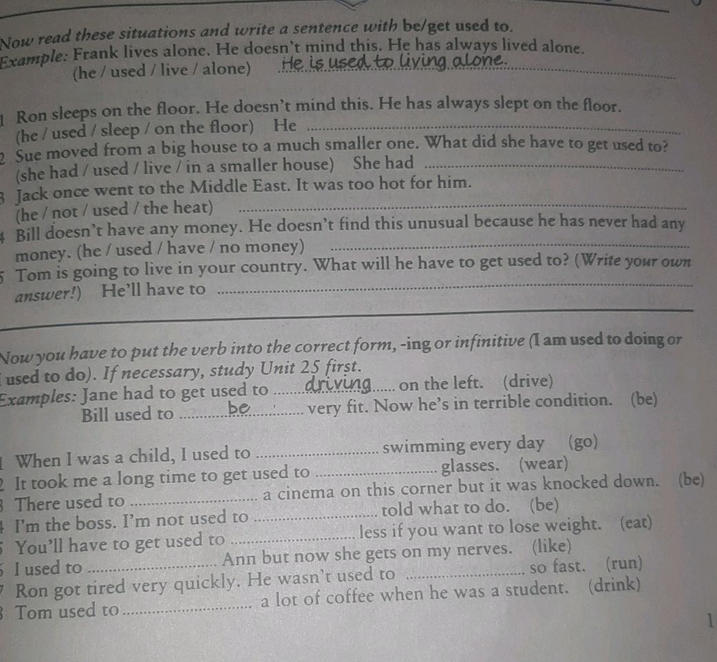 Now read these situations and write a | StudyX