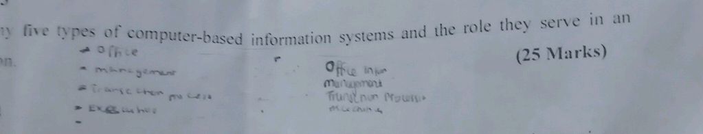 Identify five types of computer-based | StudyX