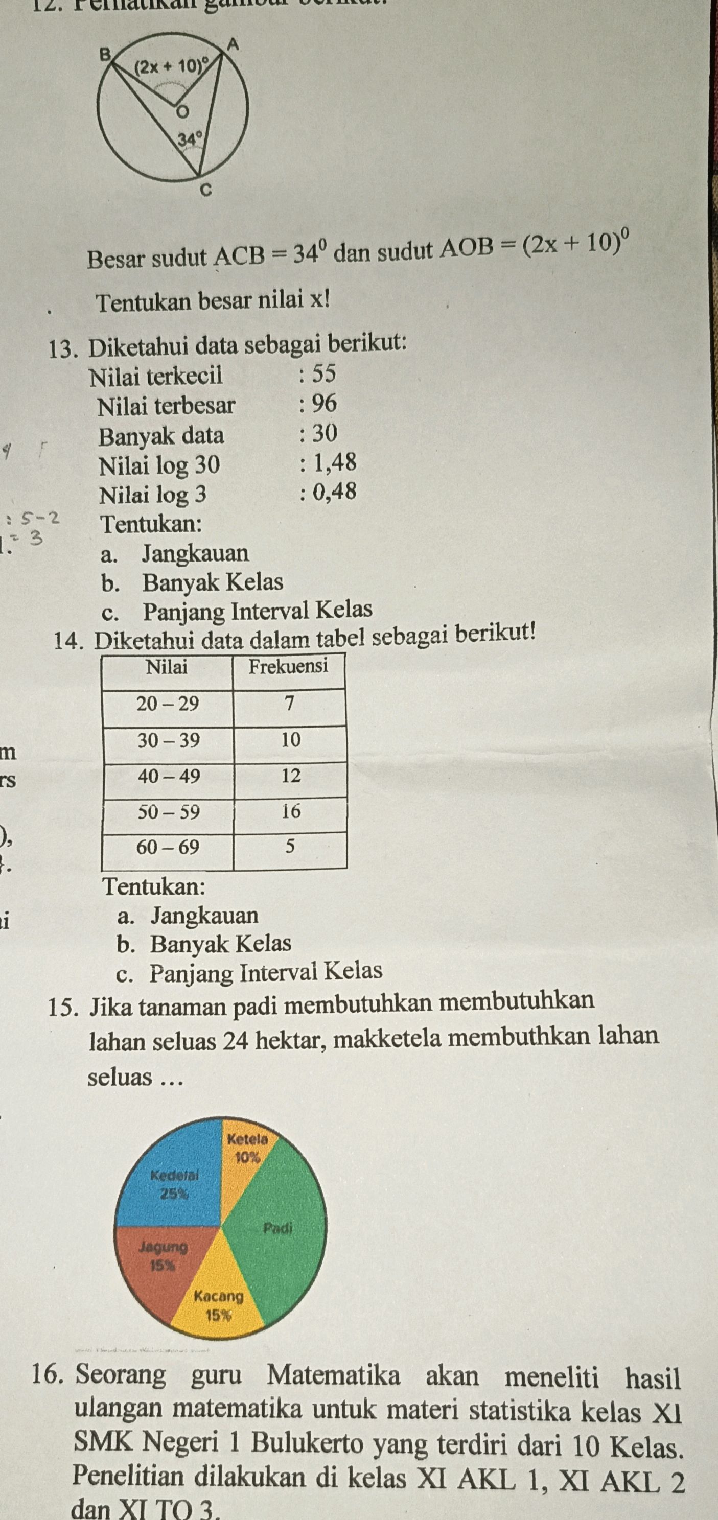 12. Perhatikan gambar berikut: ``` A B | StudyX