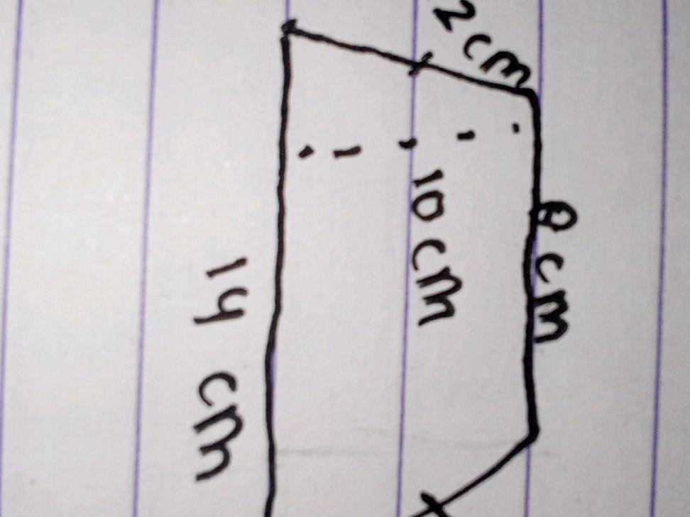 The image shows a 2D shape with the | StudyX