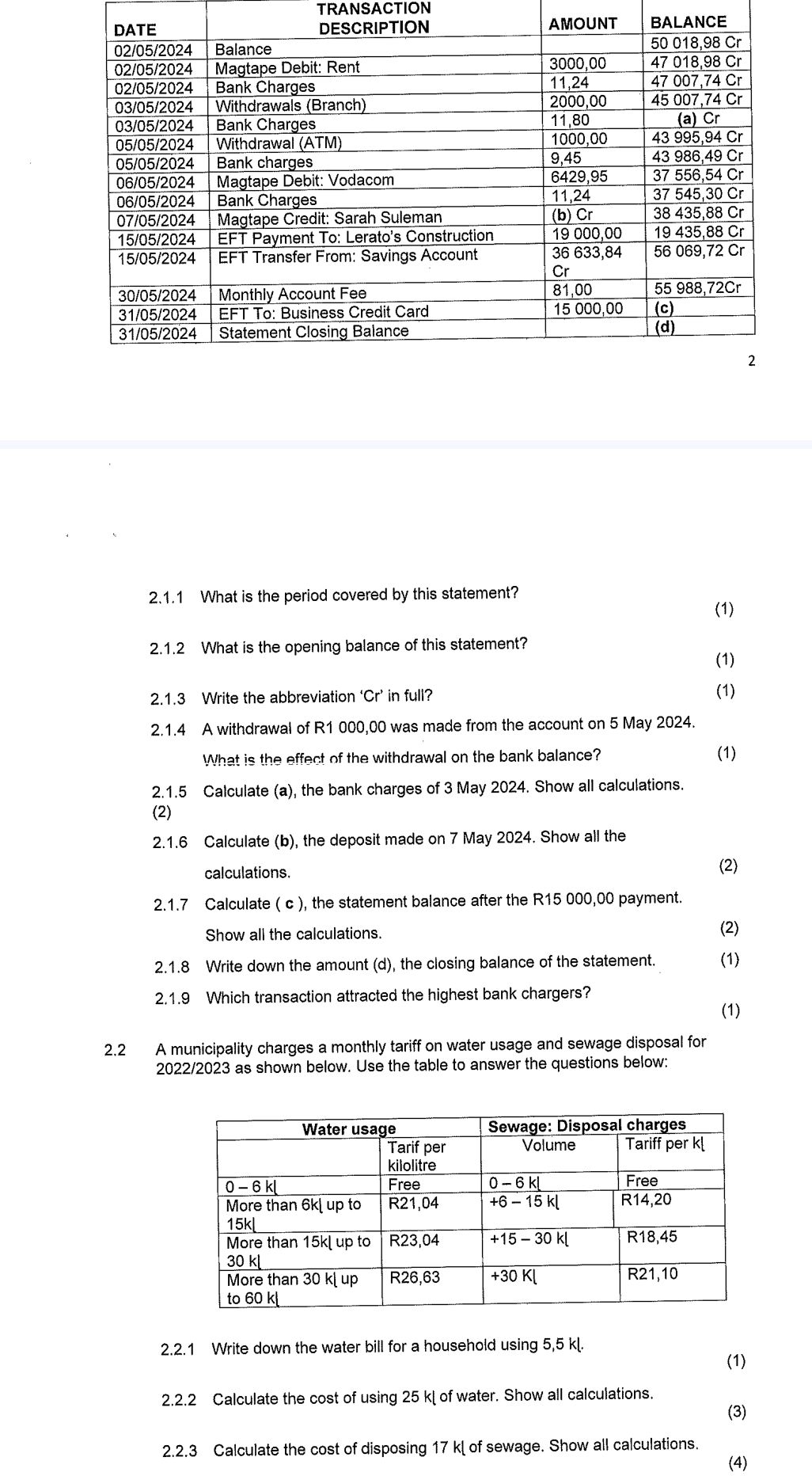 ```markdown **2.1.1** What is the period | StudyX