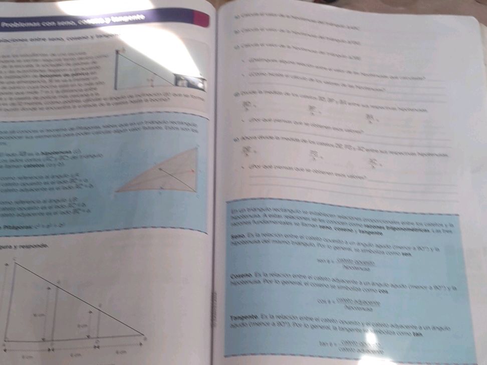 Problemas con seno, coseno y tangente | StudyX