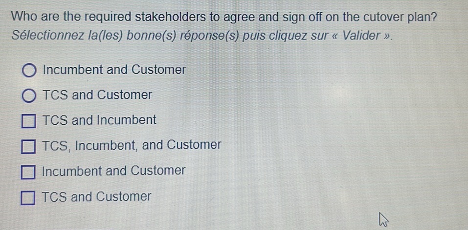 Who are the required stakeholders to agree | StudyX