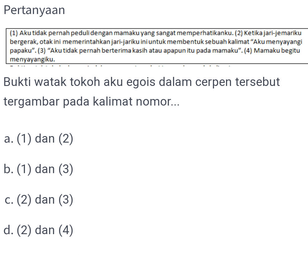 1 Aku Tidak Pernah Peduli Dengan Mamaku Studyx